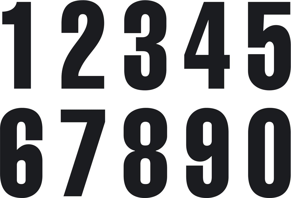 START NUMBERS